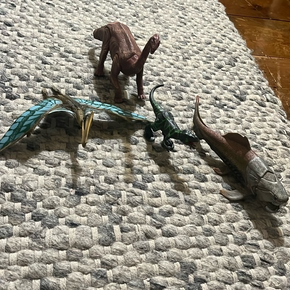 Jurassic Park | Toys | Lot Of 4 Rare Dinosaur Collectible Figures ...